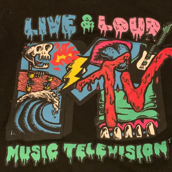 MTV | Shirts | Mtv Graphic Design T Shirt | Poshmark